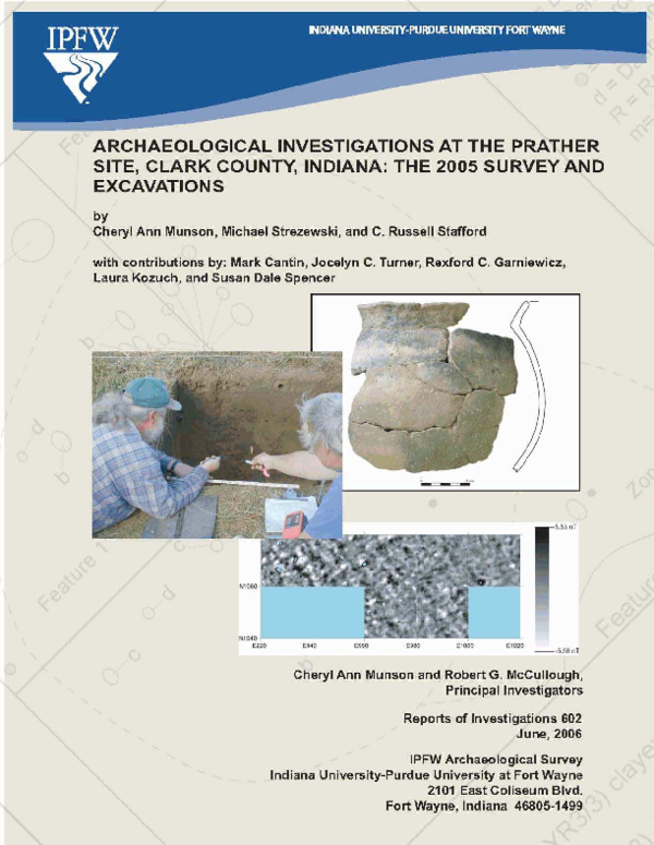 (PDF) Archaeological Investigations at the Prather Site, Clark County ...
