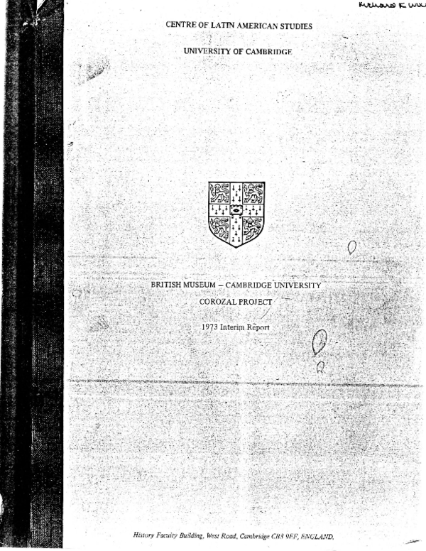 (PDF) Excavations at San Estevan, Chowacol, and Nohmul