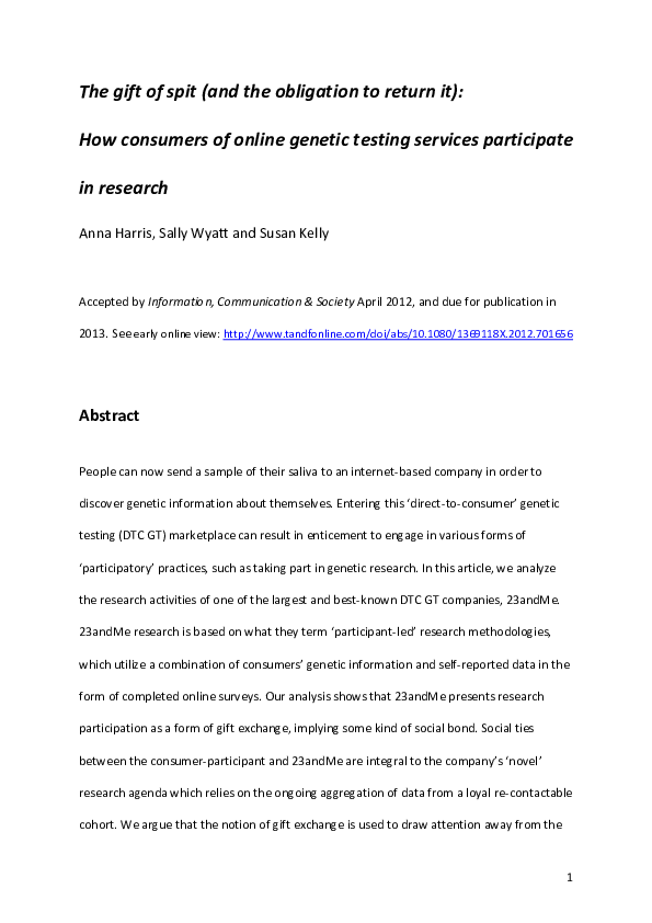how does 23andme work