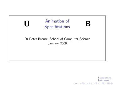 (PDF) Lecture 14 - Animation of Specifications