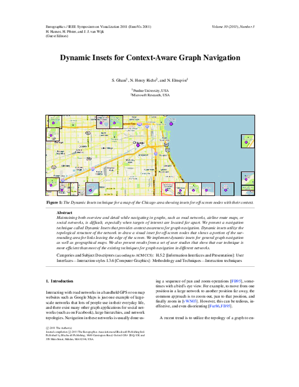 (PDF) Dynamic Insets for Context‐Aware Graph Navigation