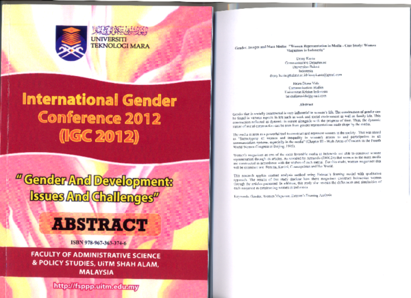 Gender, Images and Mass Media: "Women Representation in Media - case ...