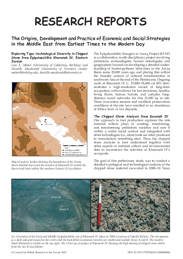 (PDF) Microbotanical Analysis of Sediment Samples: Reconstructing Early ...