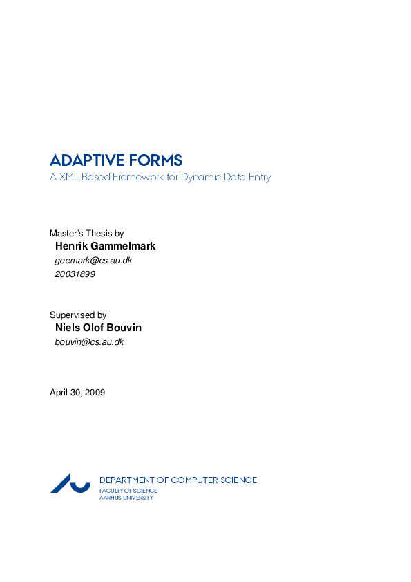 (PDF) Adaptive Forms
