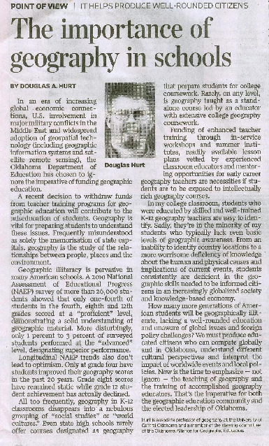 (PDF) The Importance of Geography in Schools