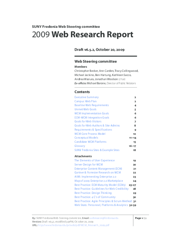(PDF) Web Research Report