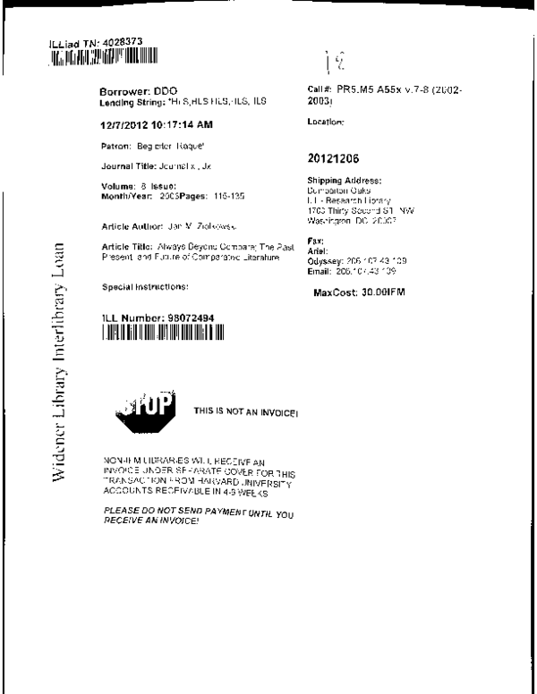 (PDF) Always Beyond Compare: The Past, Present, and Future of ...