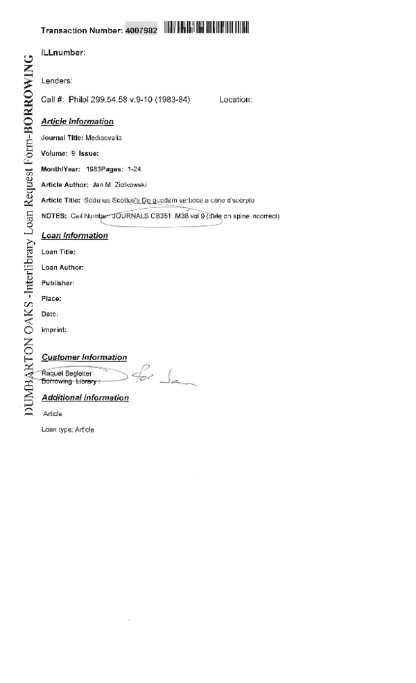(PDF) Sedulius Scottus’s De quodam verbece a cane discerpto