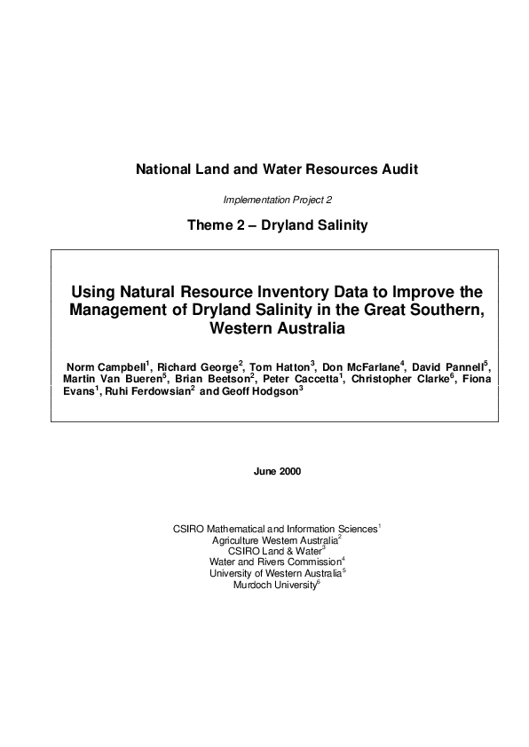 (PDF) Using natural resource inventory data to improve the management ...