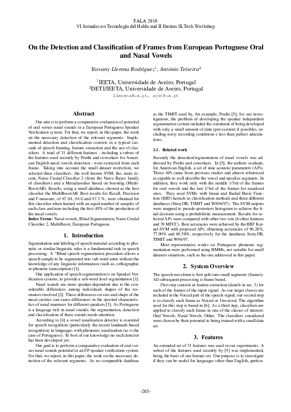 (PDF) On the Detection and Classification of Frames from European ...