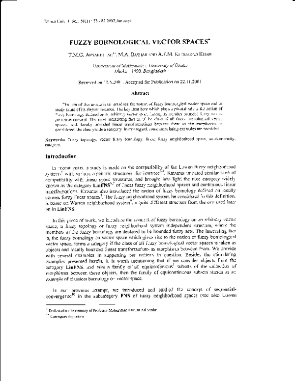 Fuzzy Bornological Vector Spaces