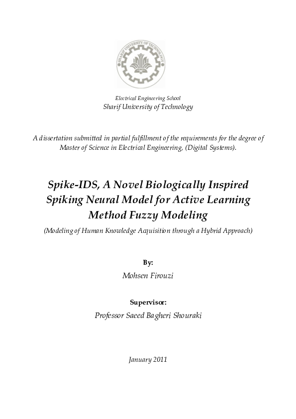 (PDF) Spike-IDS, A Novel Biologically Inspired Spiking Neural Model for Active Learning Method ...