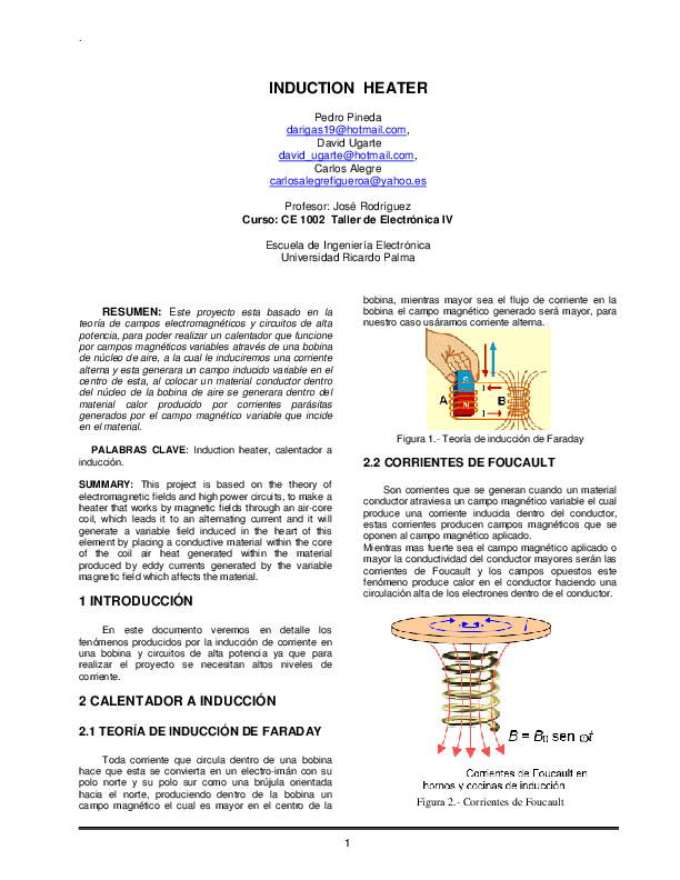 (PDF) INDUCTION HEATER (PDF) INDUCTION HEATER