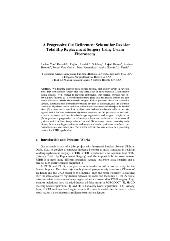 (PDF) A progressive cut refinement scheme for revision total hip ...
