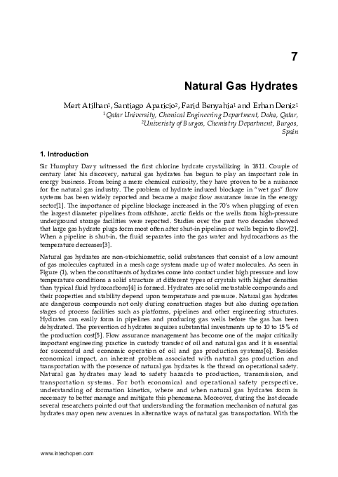 (PDF) Natural Gas Hydrates