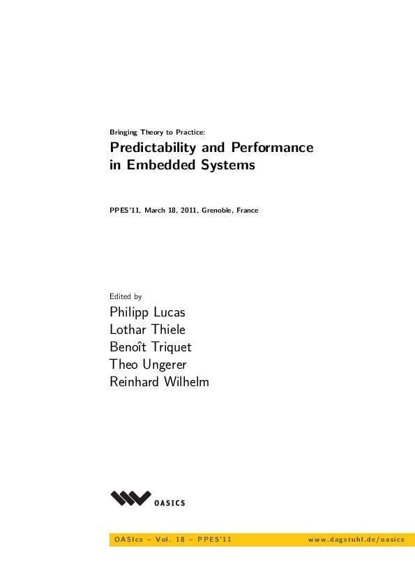 (PDF) An Automated Flow to Map Throughput Constrained Applications to a MPSoC