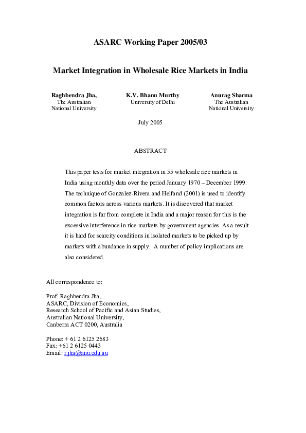 (PDF) ASARC Working Paper 2005/03