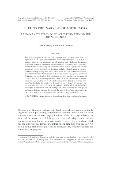 (PDF) Putting Ordinary Language to Work