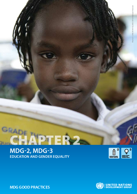 (PDF) MDG Good Practices. Chapter 2: MDG-2 and MDG-3, Education and ...