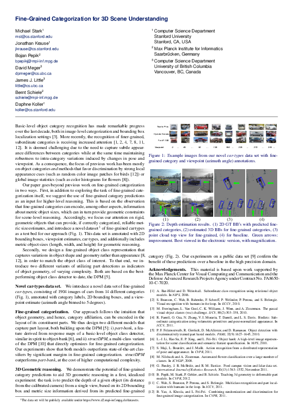 (PDF) Fine-Grained Categorization for 3D Scene Understanding