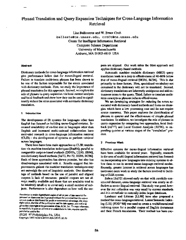 phrase query in information retrieval