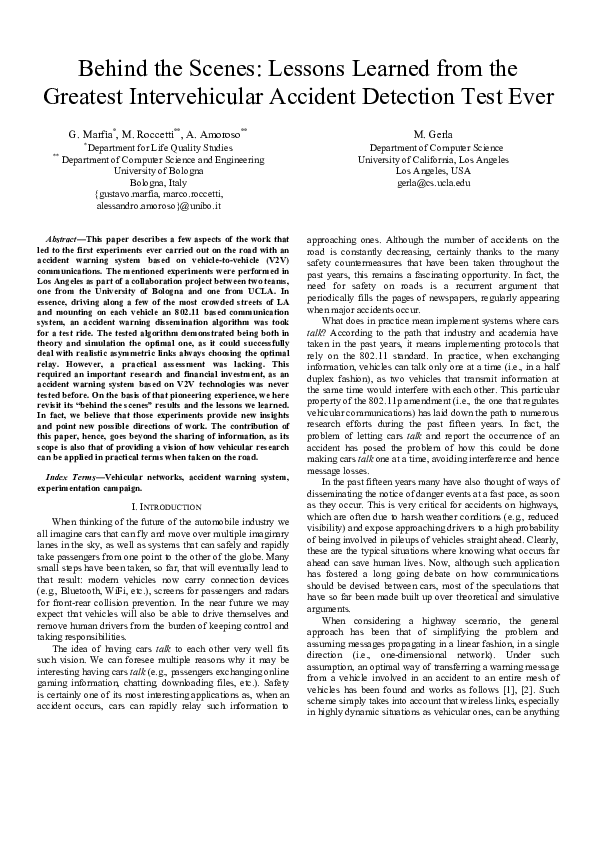 (PDF) Behind the Scenes: Lessons Learned from the Greatest ...