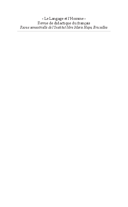 (PDF) L'évaluation de l'oral en classe de français. Analyse de ...