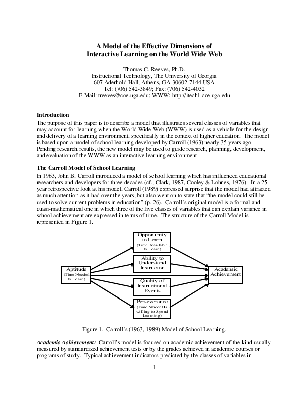 (PDF) A model of the effective dimensions of interactive learning on ...