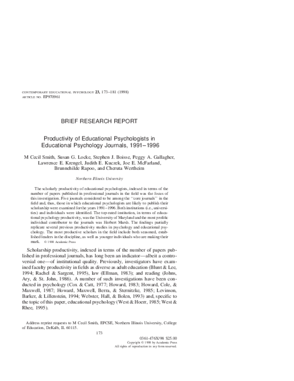 (PDF) BRIEF RESEARCH REPORT