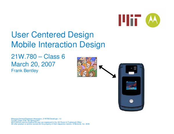 (PDF) User Centered Design Mobile Interaction Design