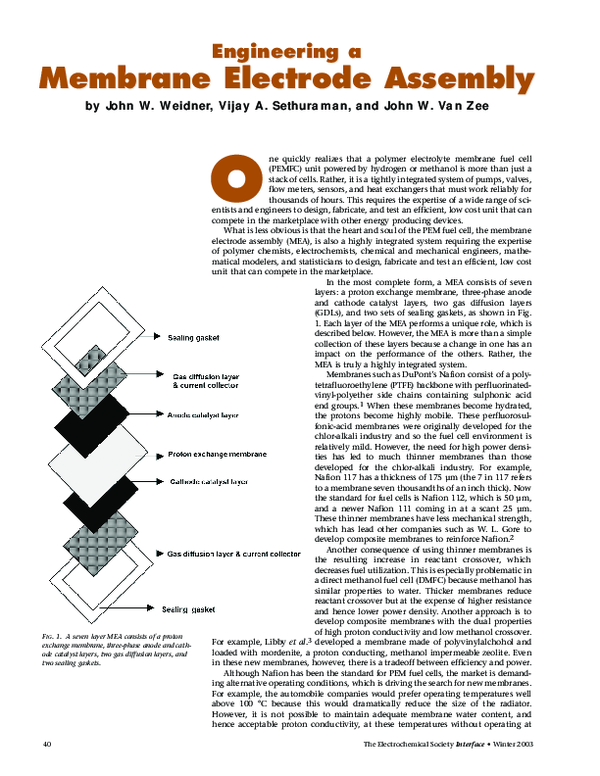 (PDF) Membrane Electrode Assembly