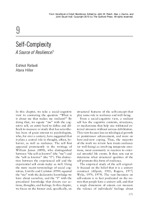 (PDF) Self-Complexity