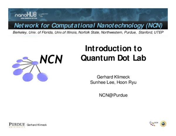 (PDF) Quantum dot lab