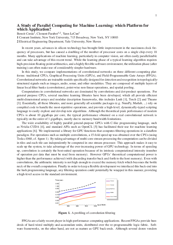 (PDF) A Study of Parallel Computing for Machine Learning: which ...