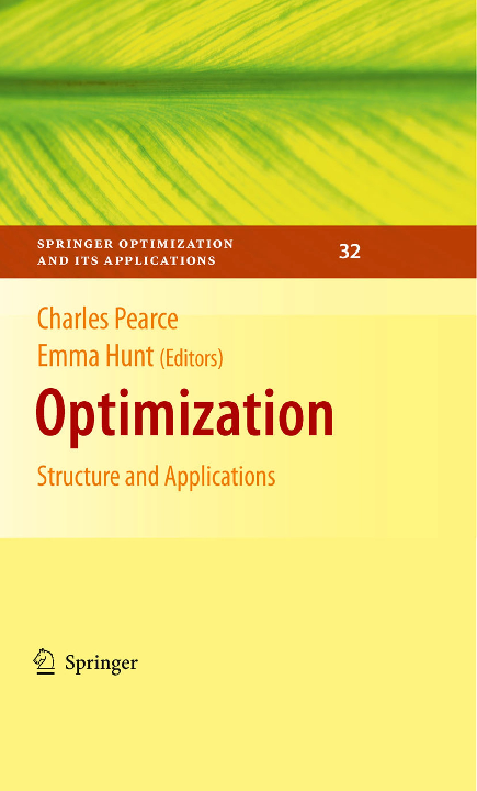 Pdf Springer Optimization And Its Applications