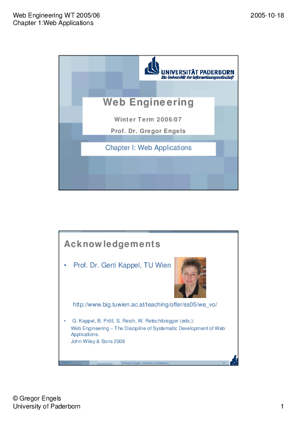 (PDF) Web Engineering the Discipline of Systematic Development of Web ...