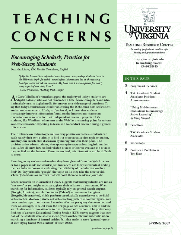 (PDF) TEACHING CONCERNS