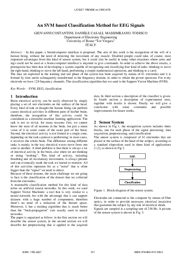 (PDF) An SVM based classification method for EEG signals (PDF) An SVM based classification method for EEG signals