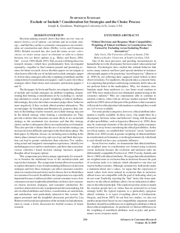 (PDF) SYMPOSIUM SUMMARY