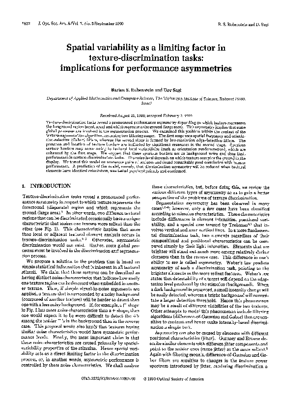 (PDF) Spatial variability as a limiting factor in texture ...