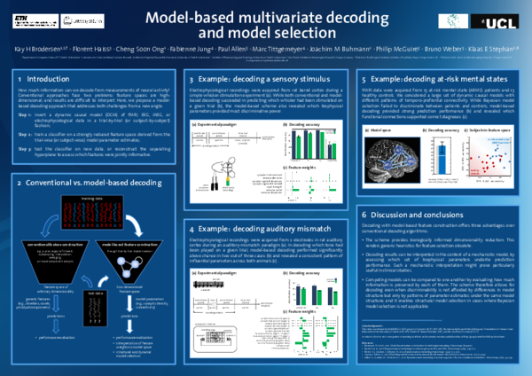 Pdf Model Based Multivariate Decoding And Model Selection