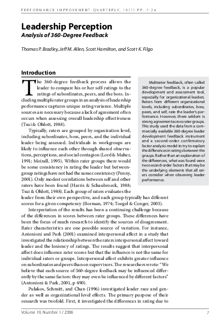 (PDF) Leadership Perception