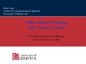 (PDF) Video object tracking with particle filters
