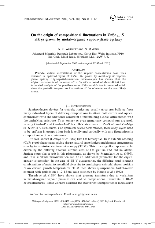 (PDF) Philosophical Magazine, 200