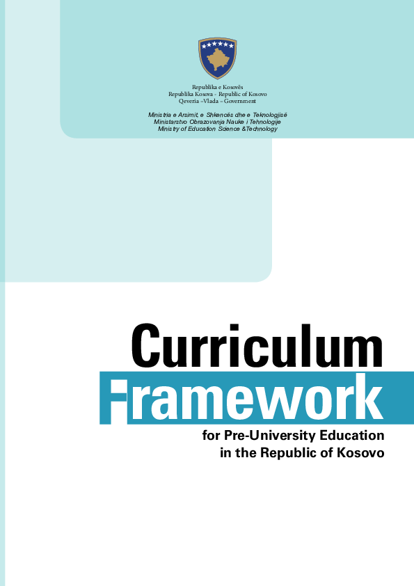 (PDF) The Kosovo Curriculum Framework