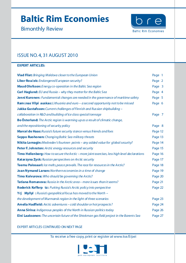 (PDF) Russia in the Arctic Area: More Issues Than It Seems? // Baltic ...