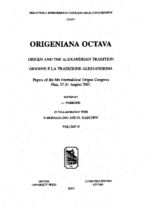 (PDF) Origen and the Iconoclastic Controversy