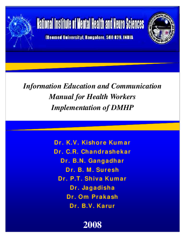 (PDF) Information Education and Communication Manual for Health Workers ...