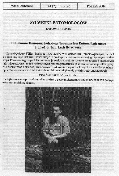 (PDF) Sylwetki Entomologów. Członkowie Honorowi Polskiego Towarzystwa ...