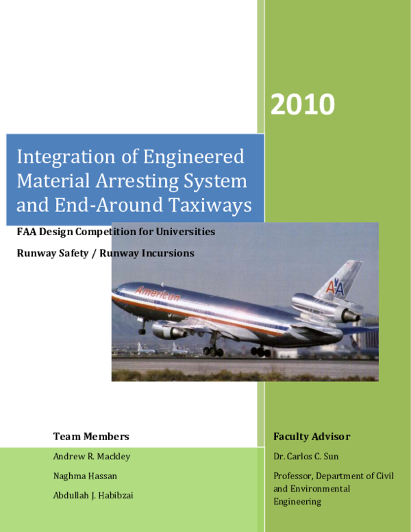 (PDF) Integration of Engineered Material Arresting System and End ...